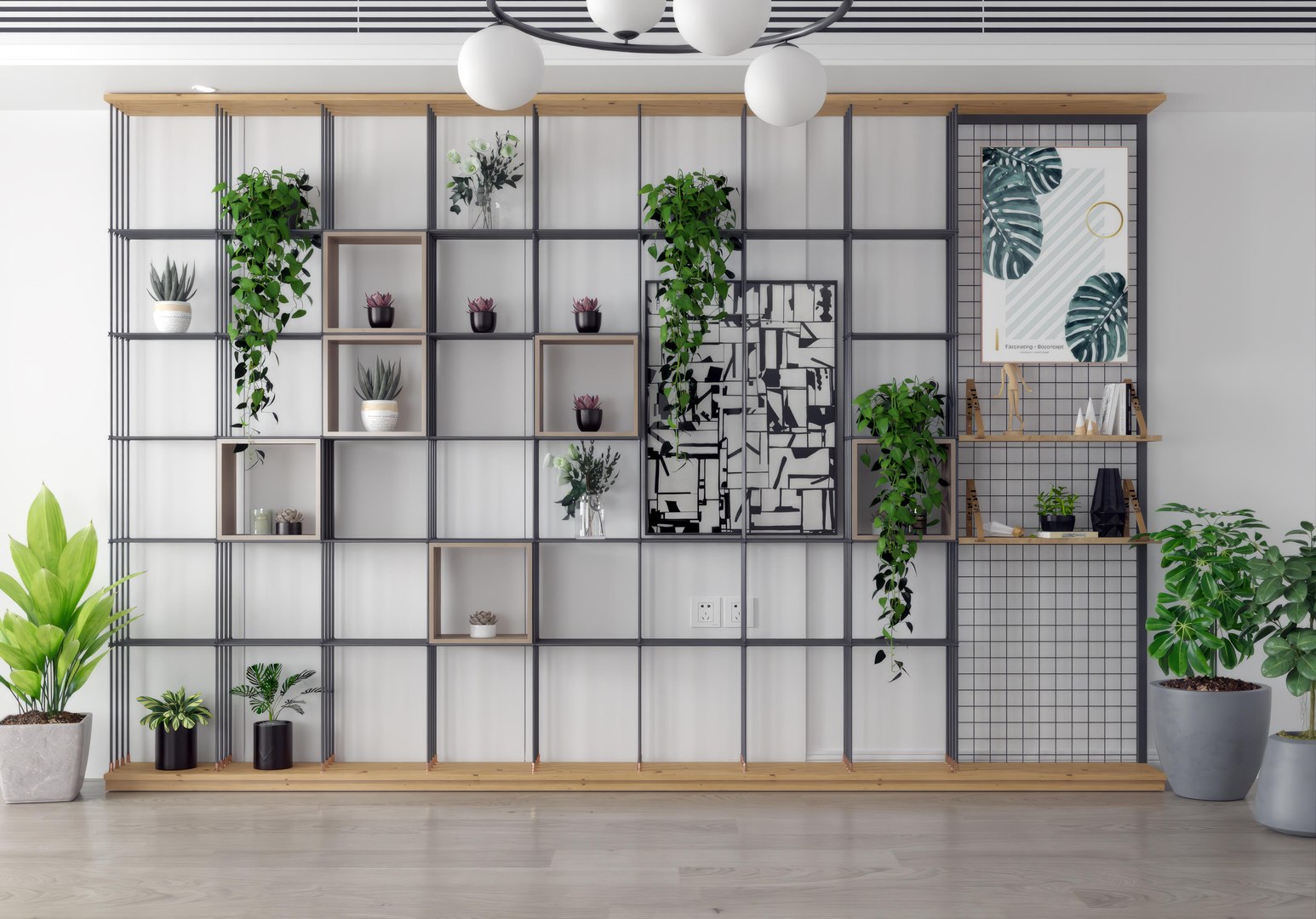 Frame shelving Modern decorative 3D model - TurboSquid 2104073