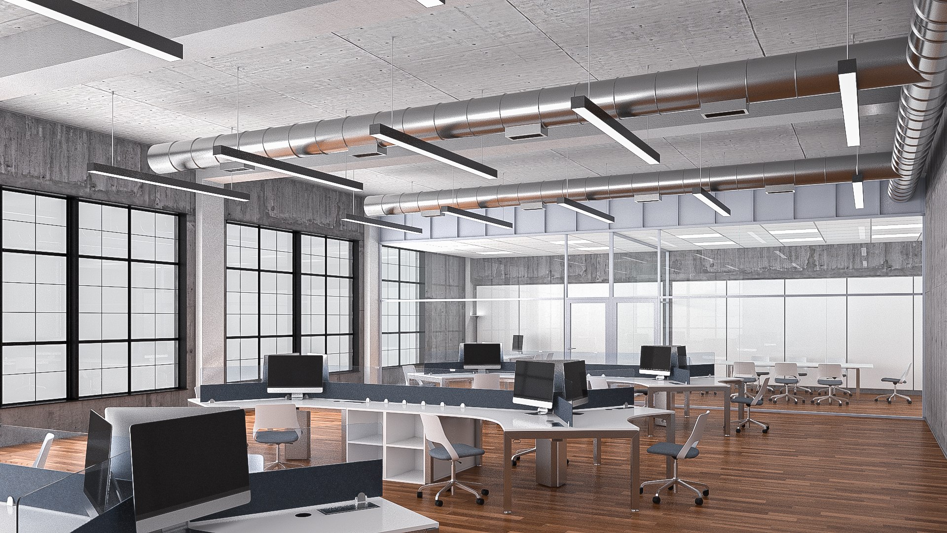 Office interior collection 01 3D - TurboSquid 2160200