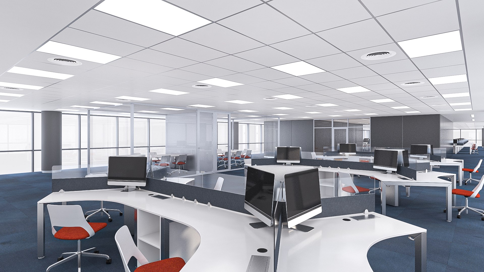 Office Interior Collection 01 3D - TurboSquid 2160200