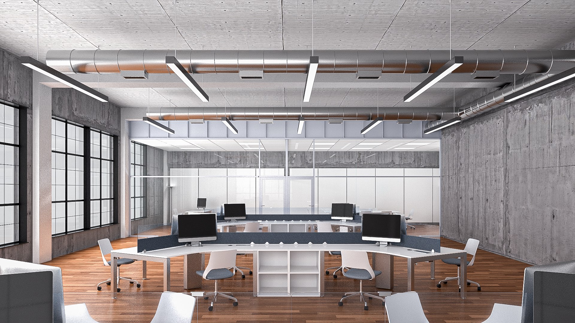 Office Interior Collection 01 3D - TurboSquid 2160200