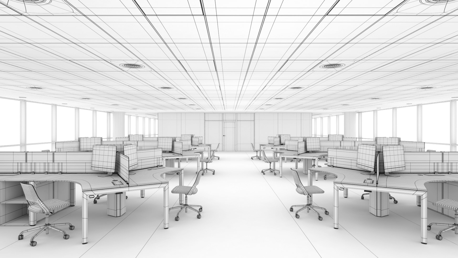 Office Interior Collection 01 3D - TurboSquid 2160200