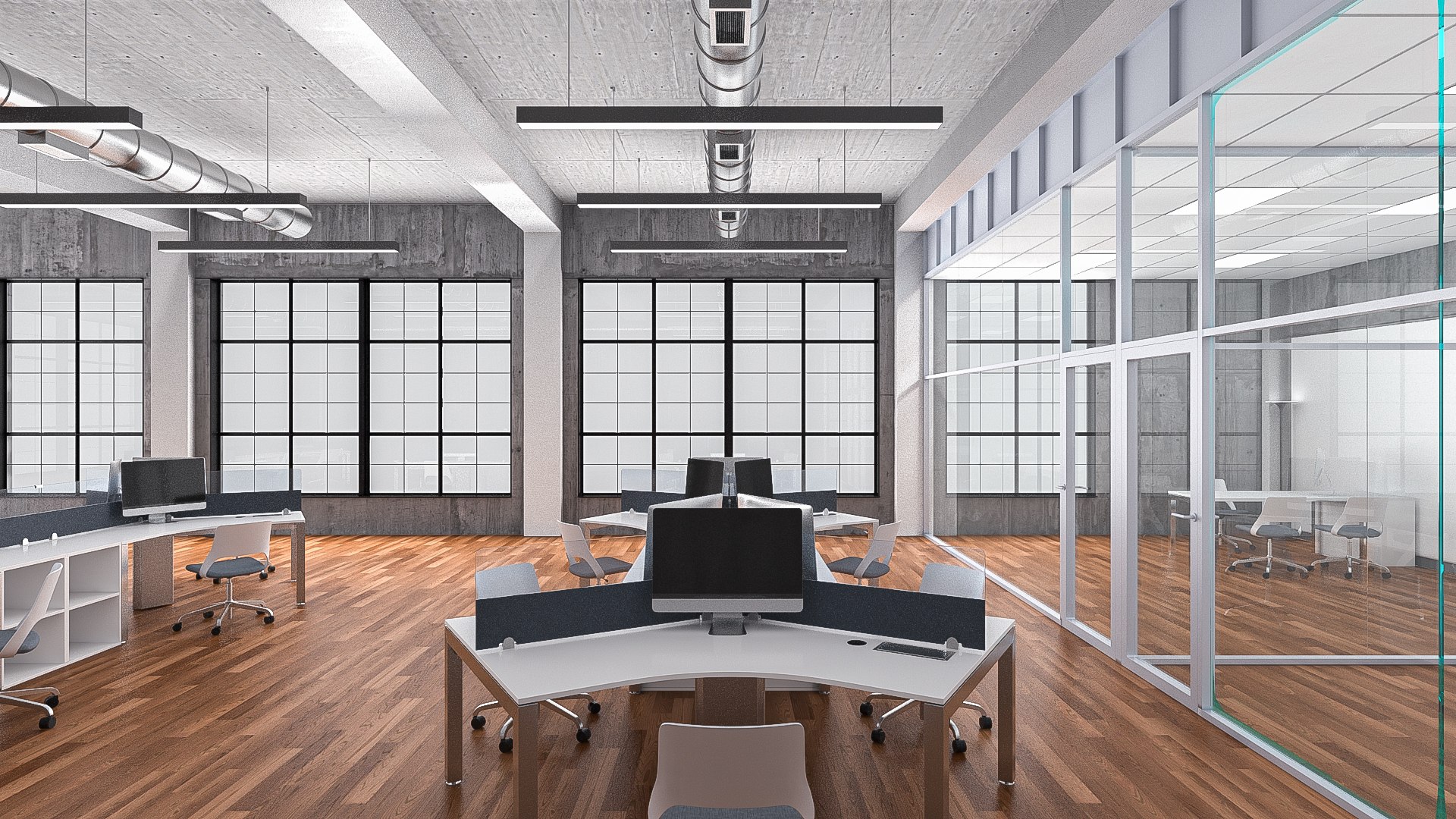 Office Interior Collection 01 3D - TurboSquid 2160200