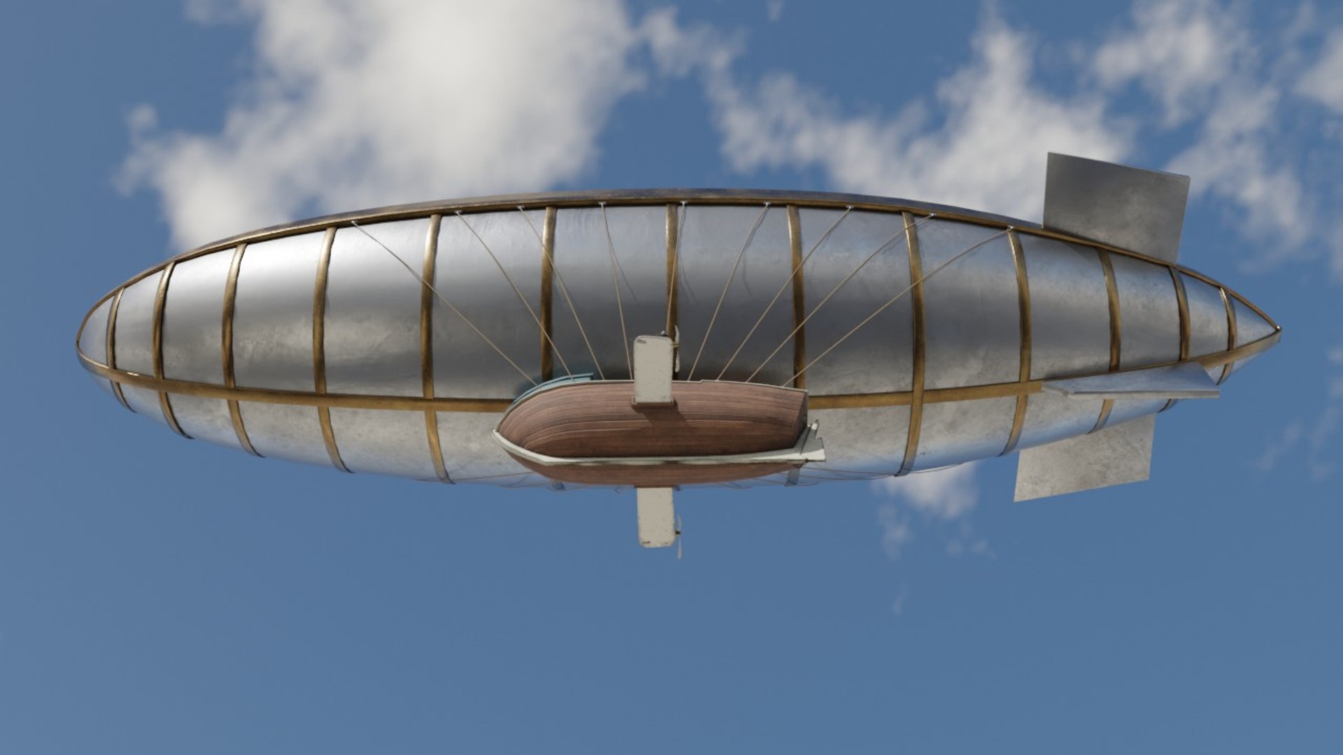 Steampunk Airship Steam Engine 3D Model - TurboSquid 1526033