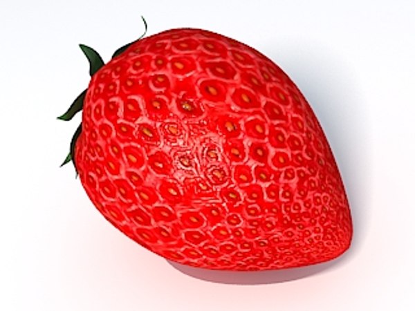 3D 3ds Max STRAWBERRY