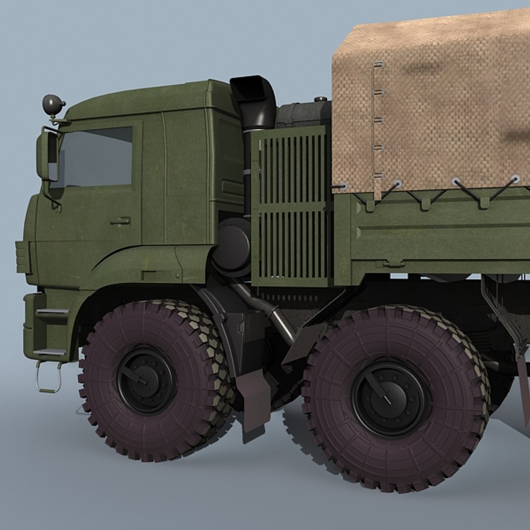Kamaz-6560 Truck Loader 3d 3ds