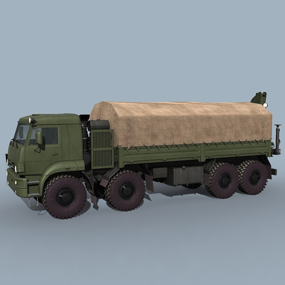 Kamaz-6560 Truck Loader 3d 3ds