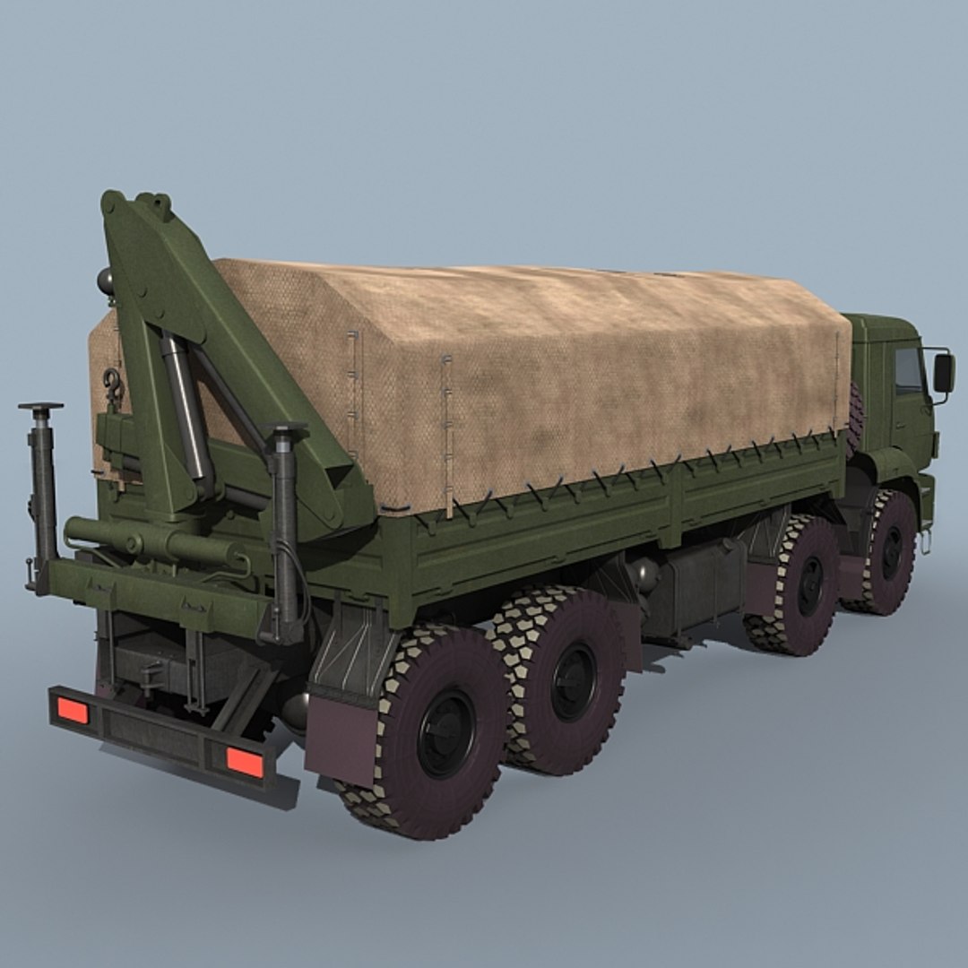 Kamaz-6560 Truck Loader 3d 3ds