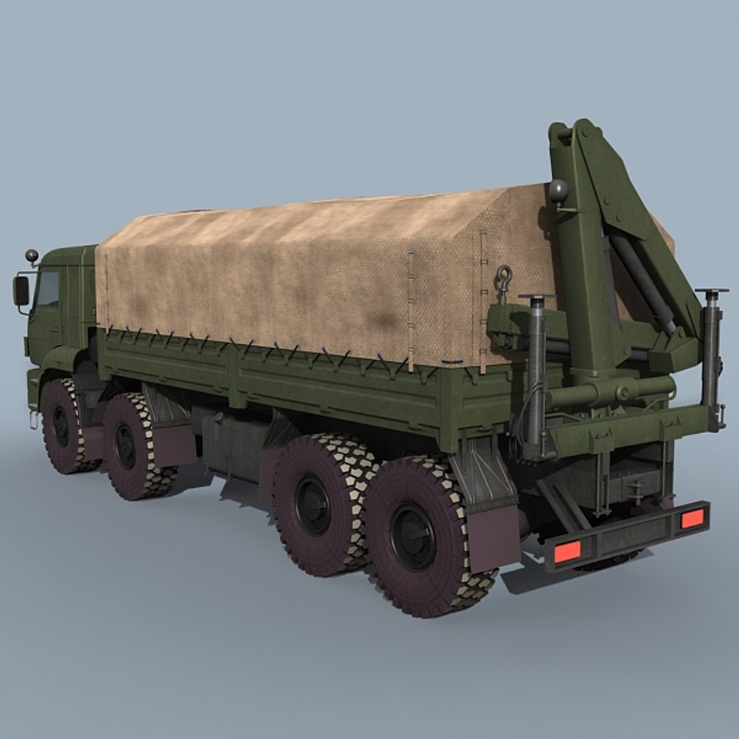 Kamaz-6560 Truck Loader 3d 3ds