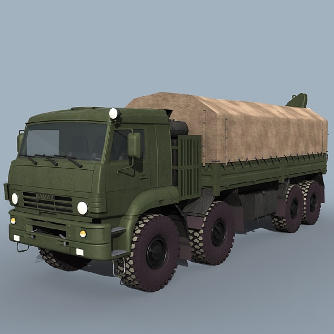 Kamaz-6560 Truck Loader 3d 3ds