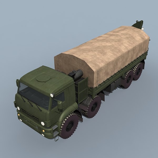 kamaz-6560 truck loader 3d 3ds