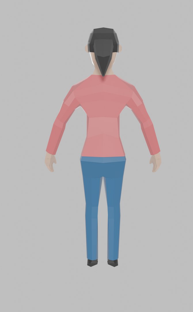 3D character woman rigged unity - TurboSquid 1567464