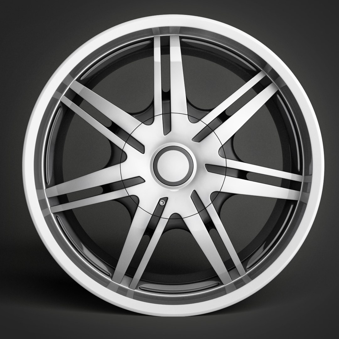 3d wheel rim model