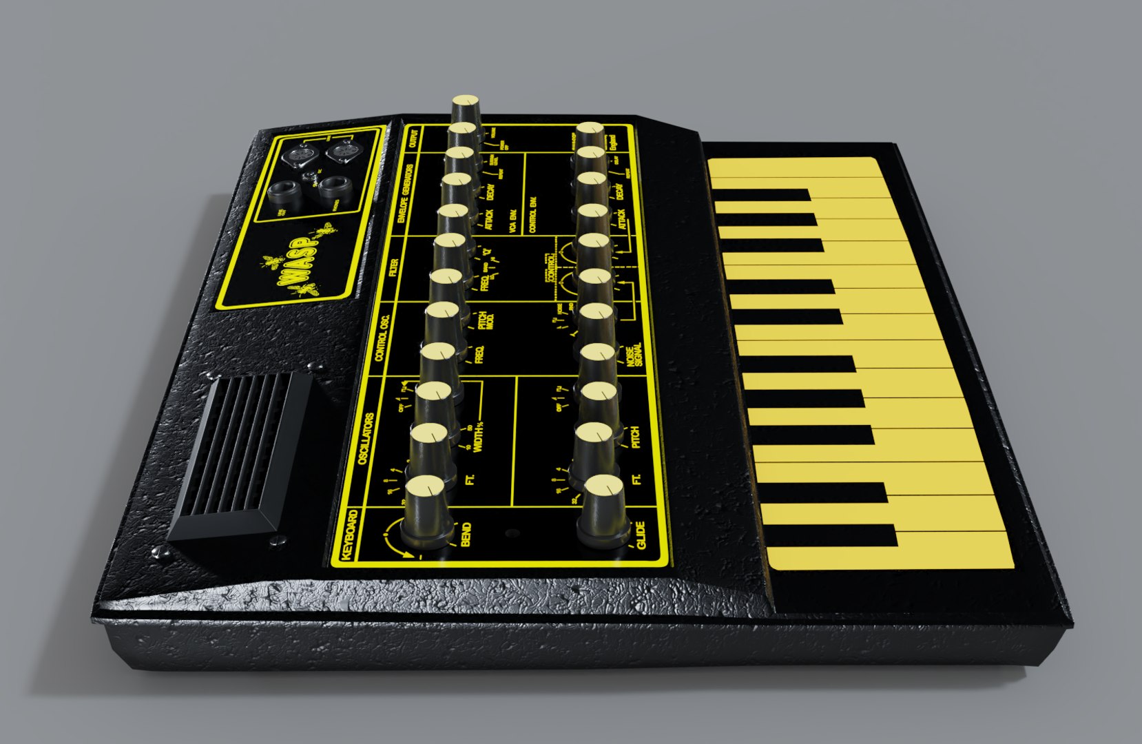 Wasp Edp Synthesizer 3D Model - TurboSquid 1497424