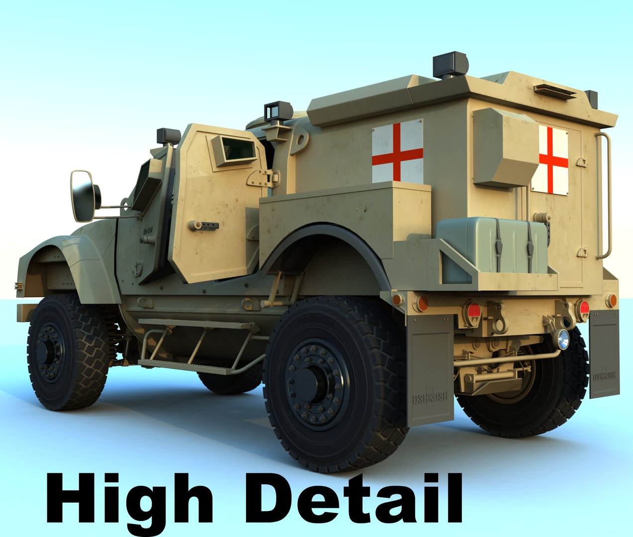 Maya M-atv Mrap Military Ambulance