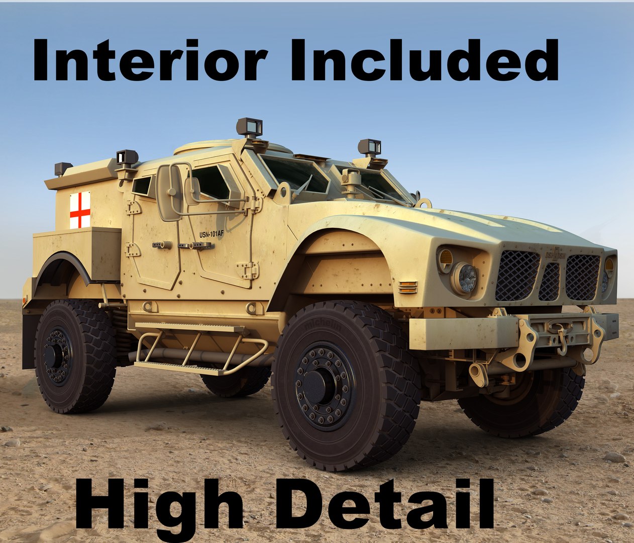 Maya M-atv Mrap Military Ambulance