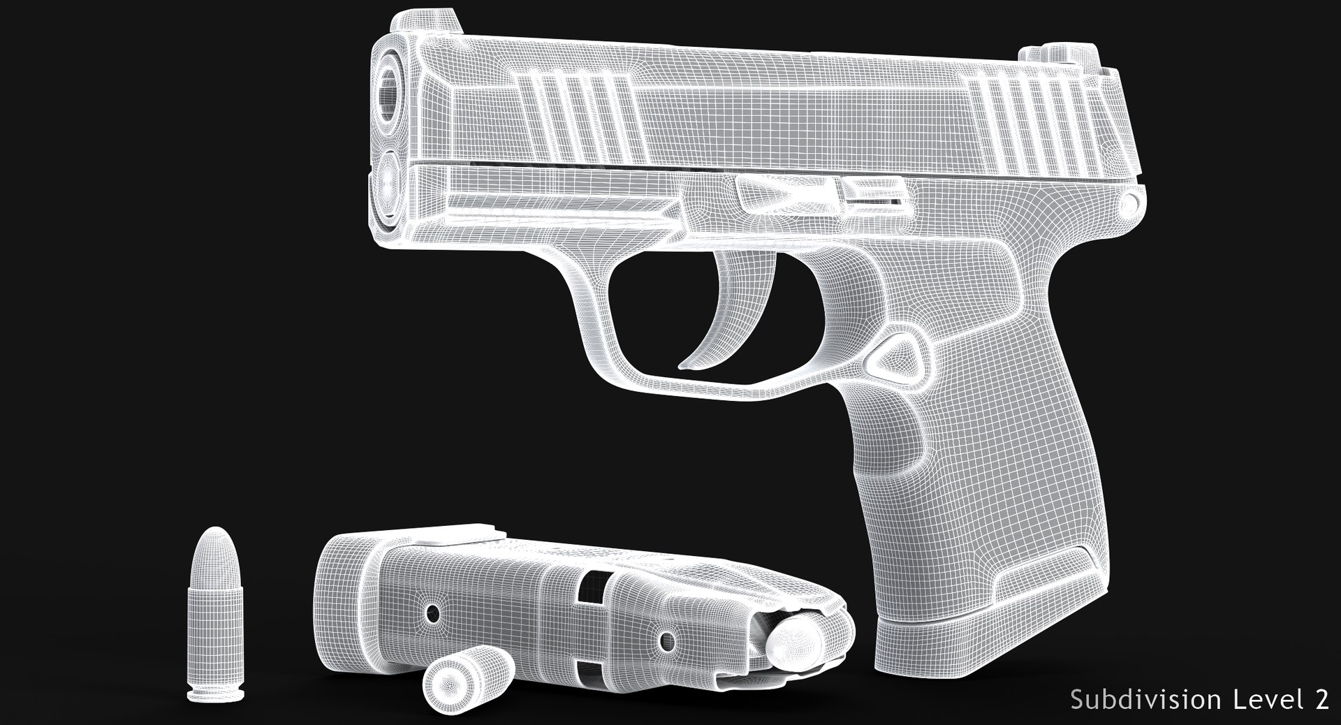 Sig sauer p365 model - TurboSquid 1546190