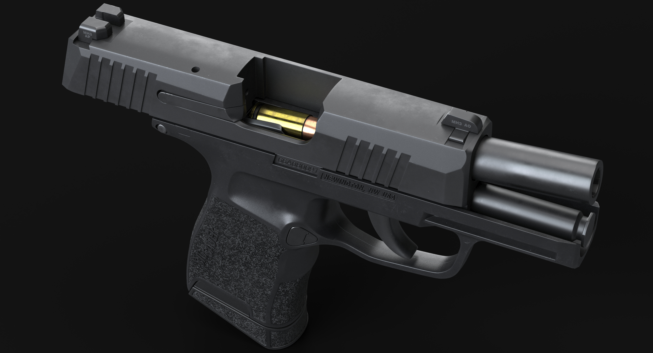Sig sauer p365 model - TurboSquid 1546190