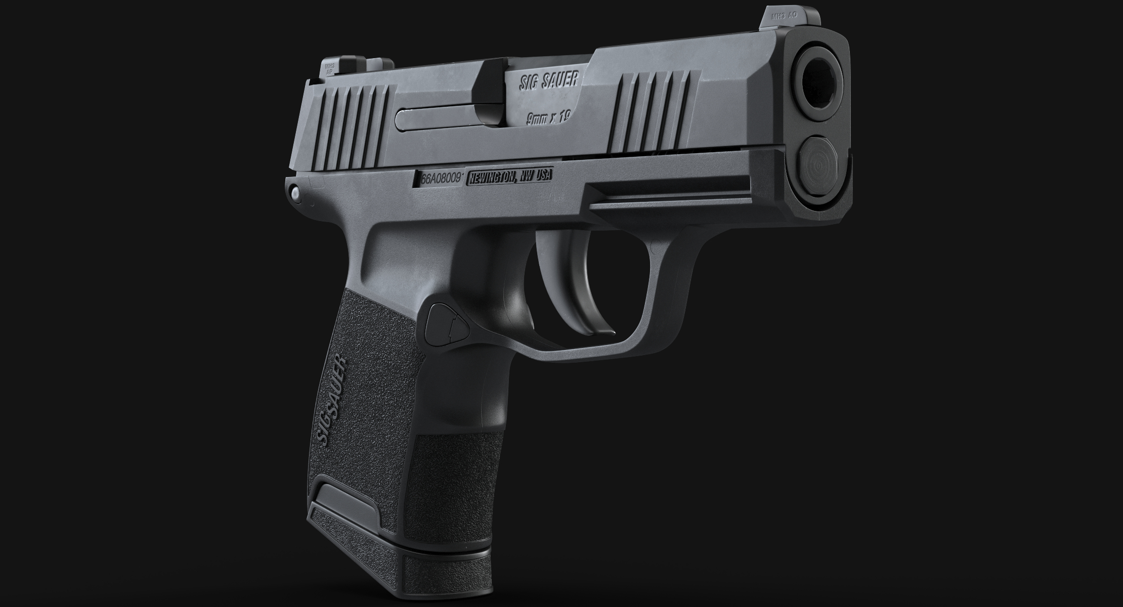 Sig sauer p365 model - TurboSquid 1546190