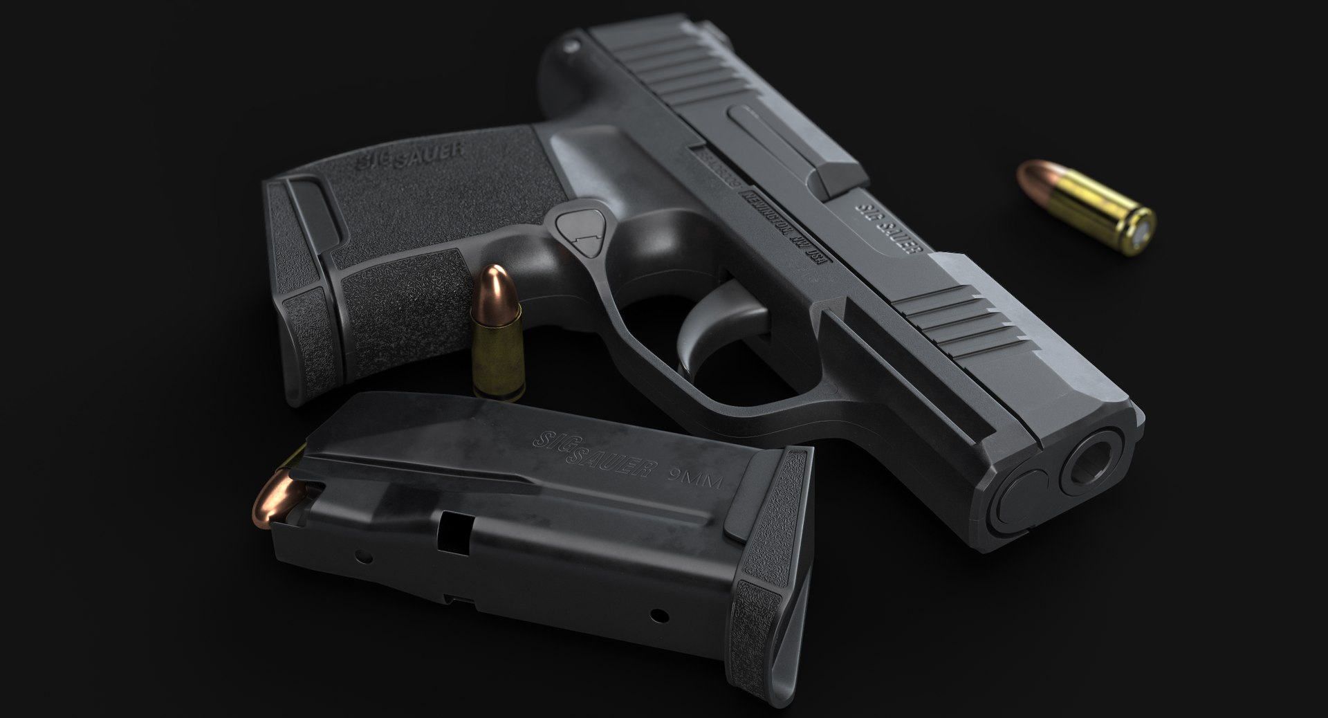 Sig sauer p365 model - TurboSquid 1546190