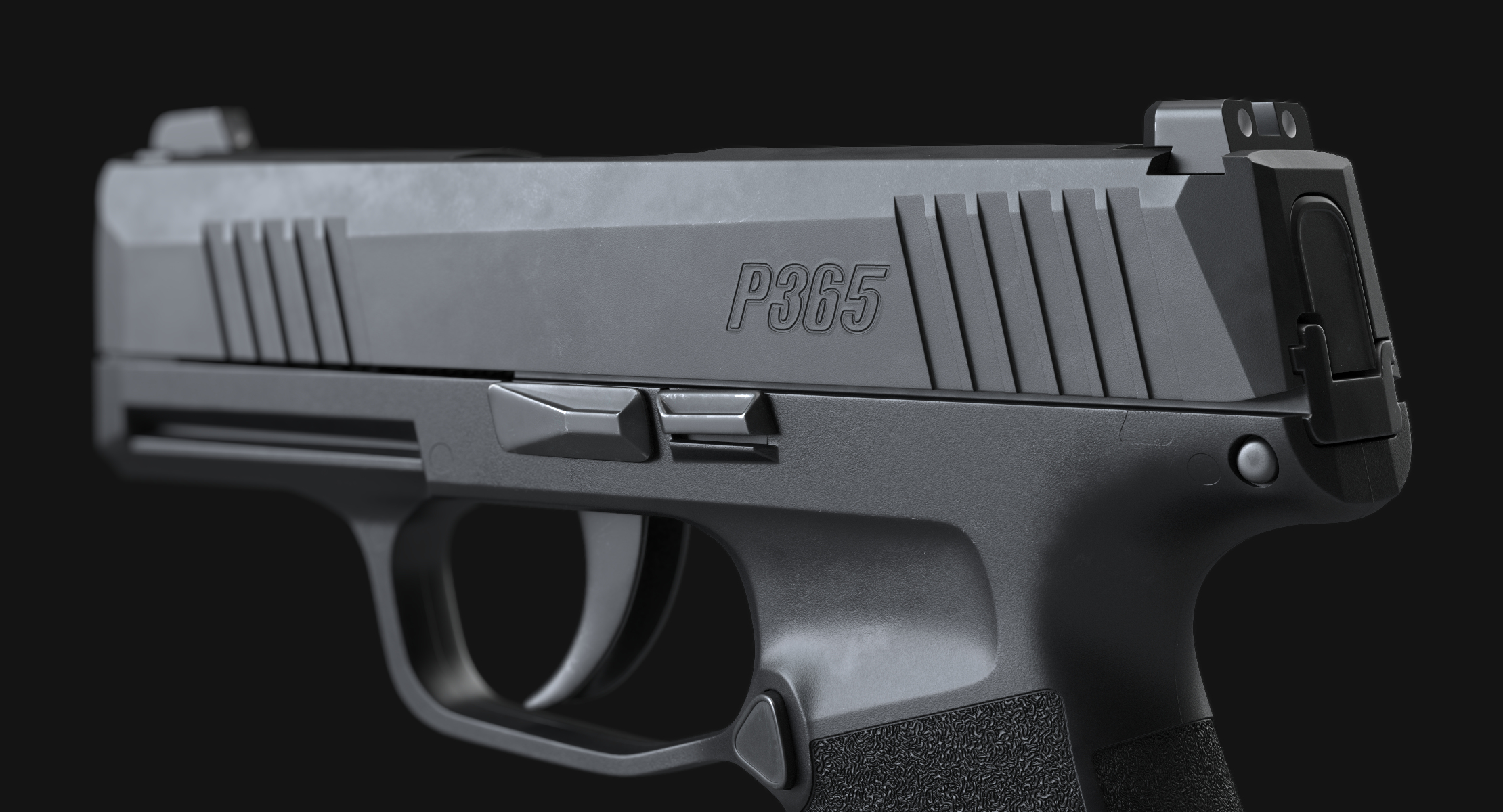 Sig sauer p365 model - TurboSquid 1546190