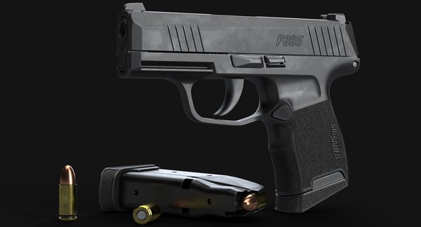 Sig sauer p365 model - TurboSquid 1546190