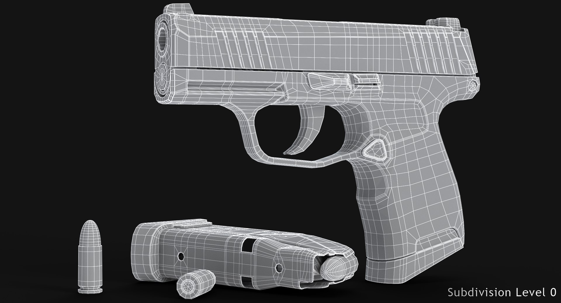 Sig sauer p365 model - TurboSquid 1546190