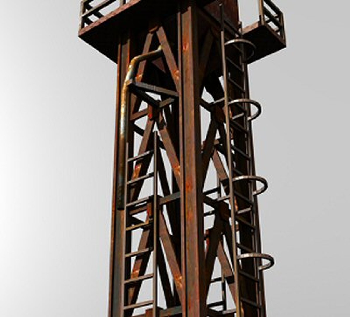 sanding tower 3d lwo