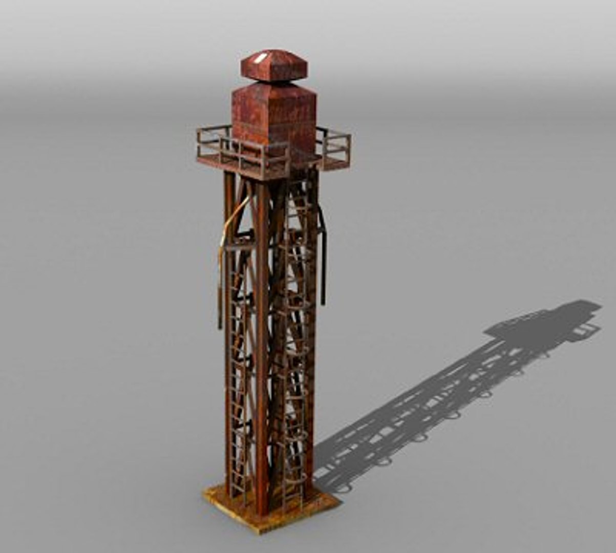 sanding tower 3d lwo
