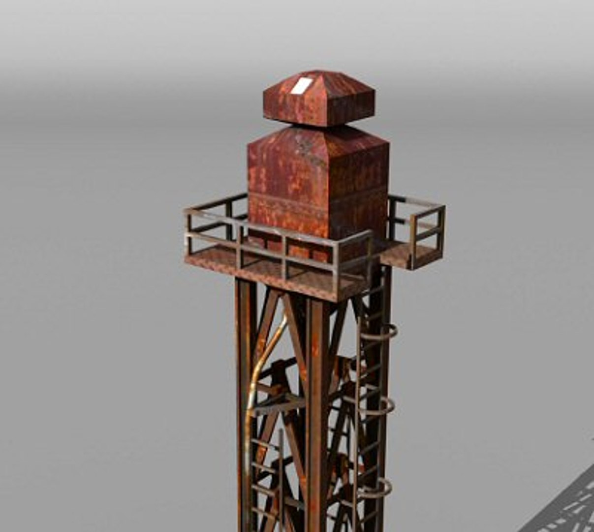 sanding tower 3d lwo