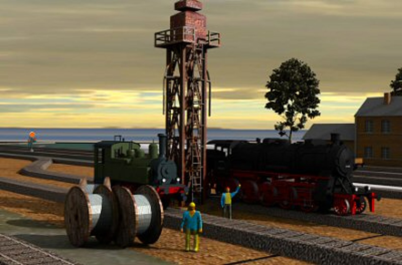 sanding tower 3d lwo