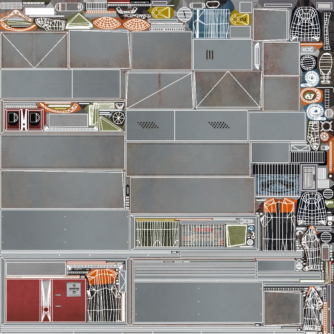 3D Lockers Pack with Props GameReady - TurboSquid 2182290