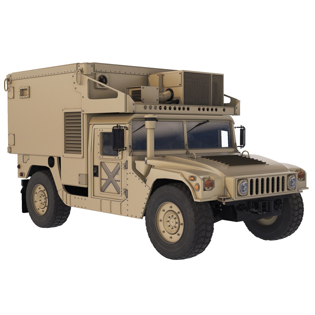 3D Humvee Military M1113 Shelter 2005 Model - TurboSquid 1897140