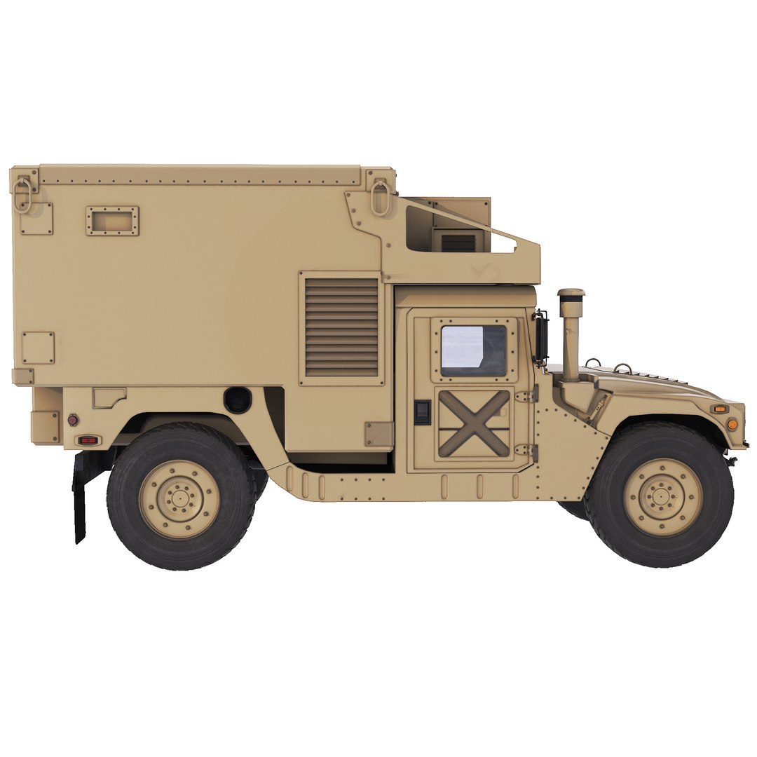 3D Humvee Military M1113 Shelter 2005 Model - TurboSquid 1897140