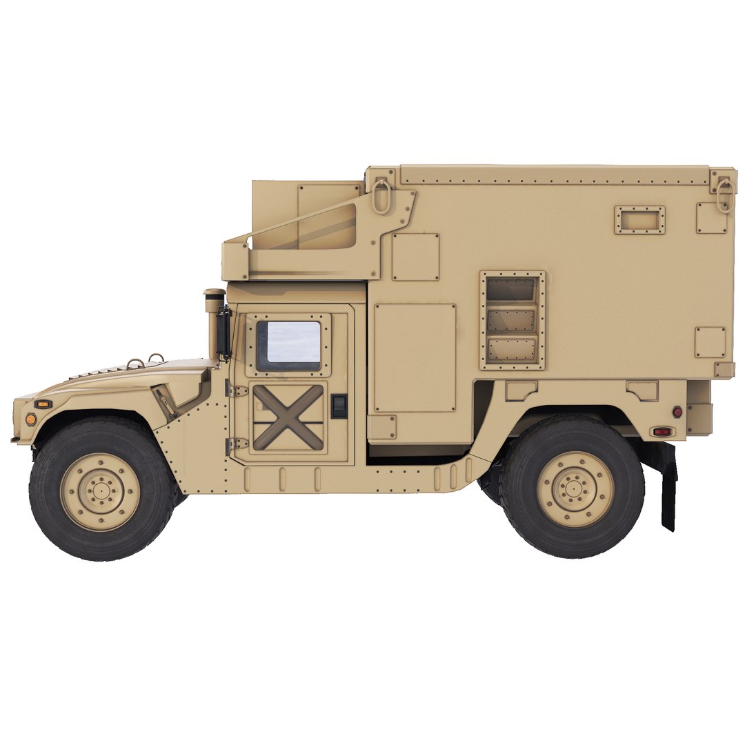 3D Humvee Military M1113 Shelter 2005 Model - TurboSquid 1897140