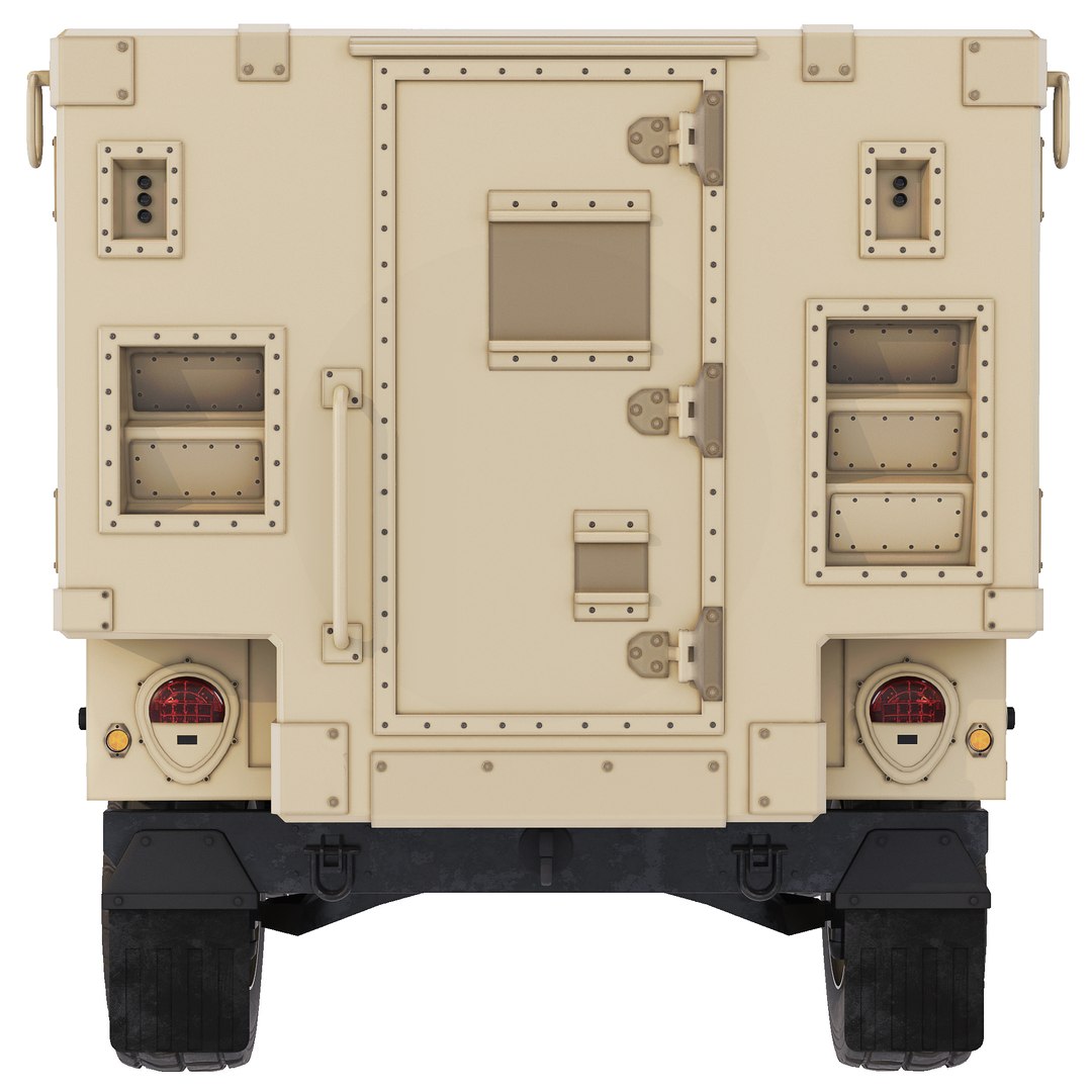 3D Humvee Military M1113 Shelter 2005 Model - TurboSquid 1897140
