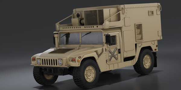 Humvee Military M1113 Shelter 2005 3D-Modell - TurboSquid 1897140