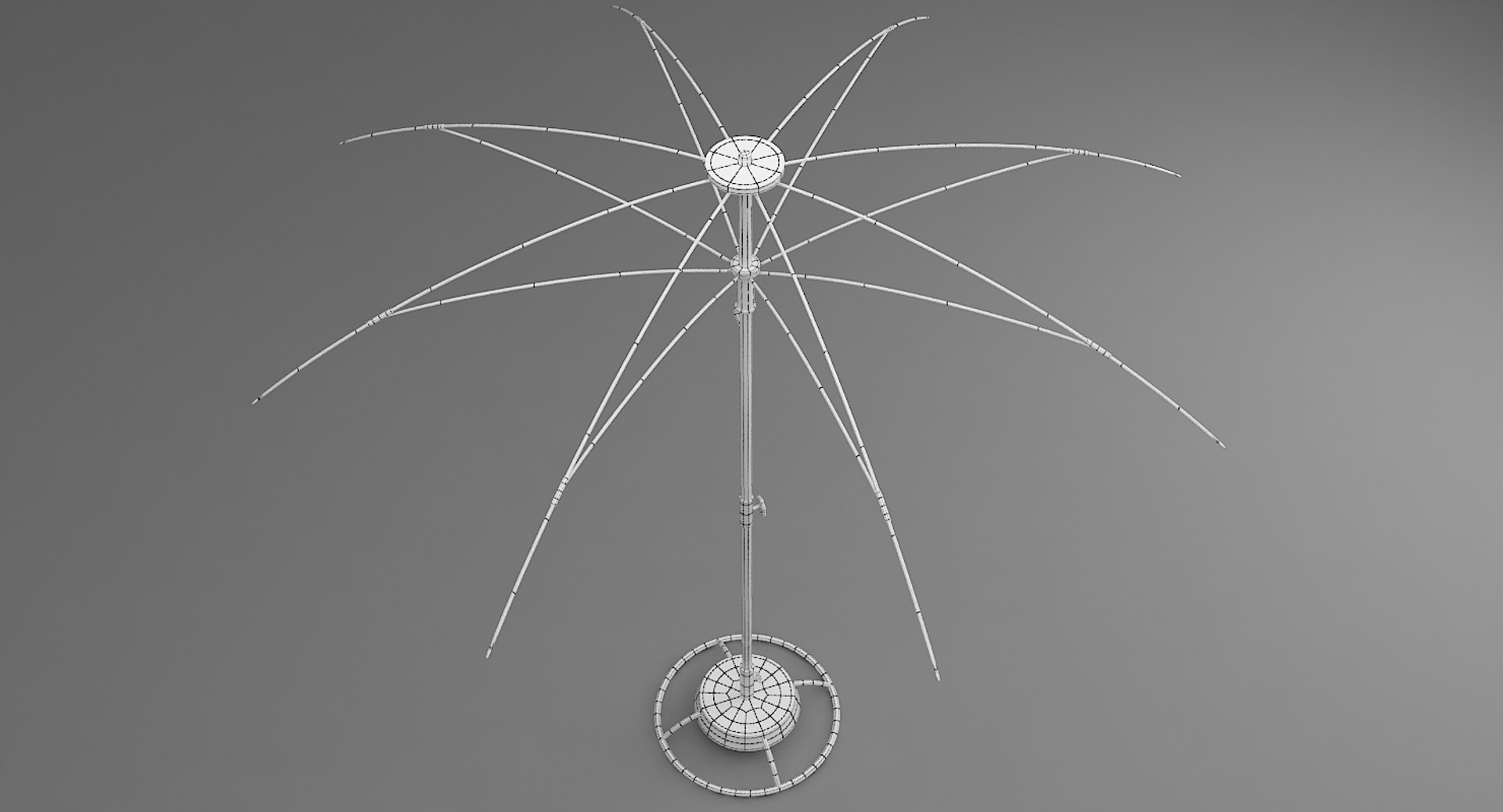 Parasol 3d Obj