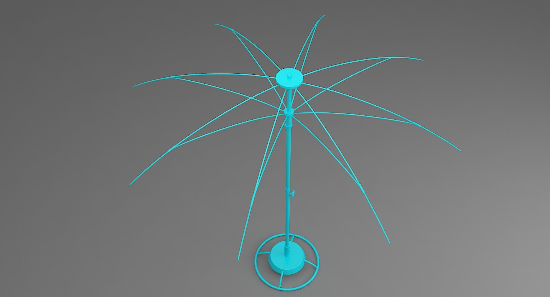Parasol 3d Obj