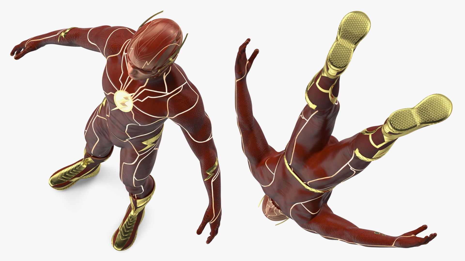 Prohobits The Flah - DC Character Flash Rigged 3D - TurboSquid 2054438