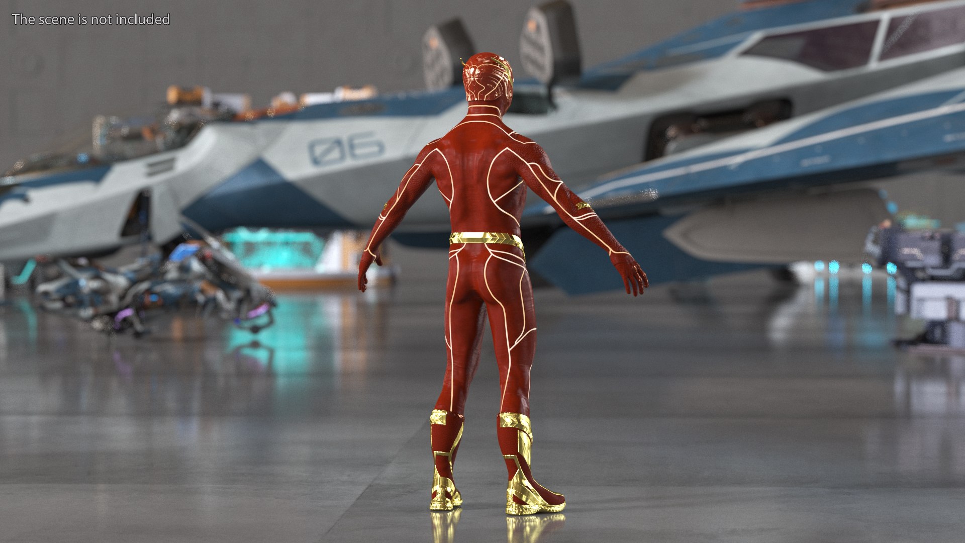 Prohobits The Flah - DC Character Flash Rigged 3D - TurboSquid 2054438