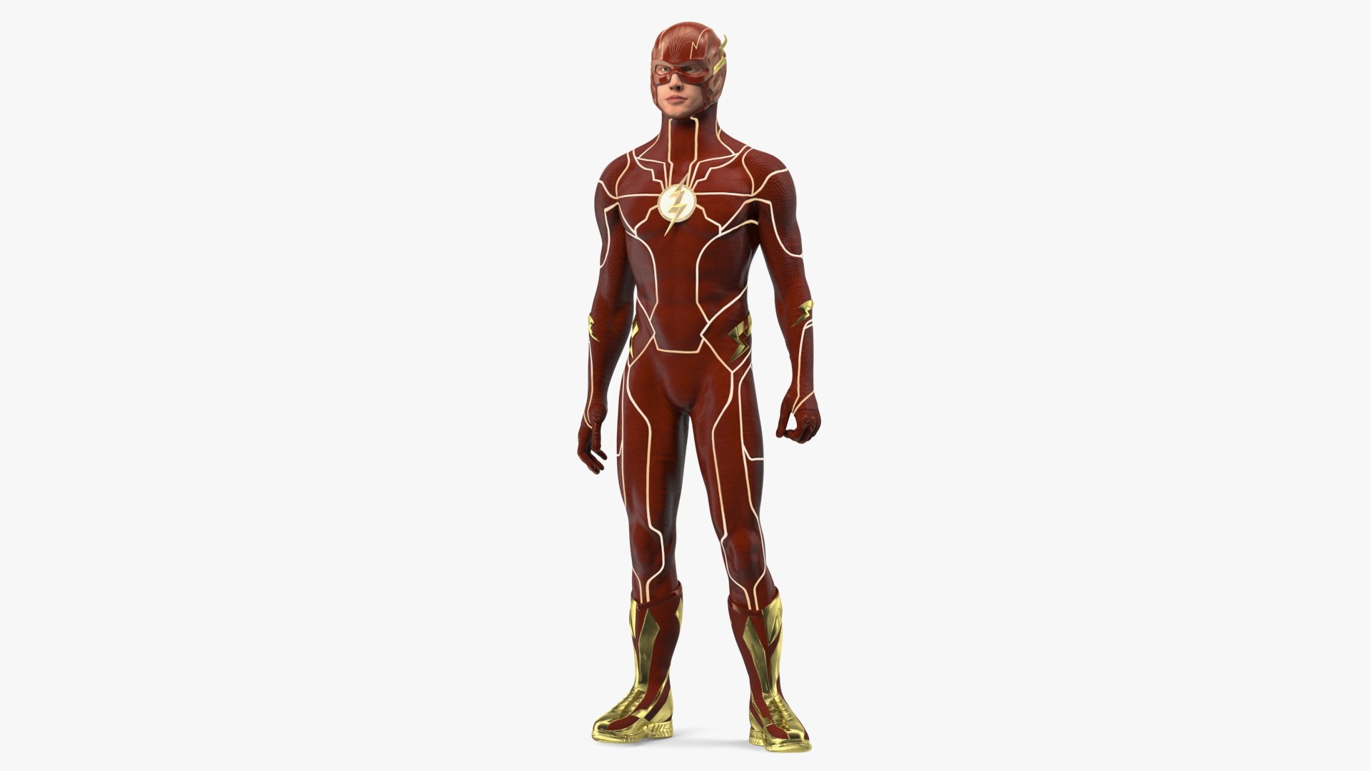 Prohobits The Flah - DC Character Flash Rigged 3D - TurboSquid 2054438