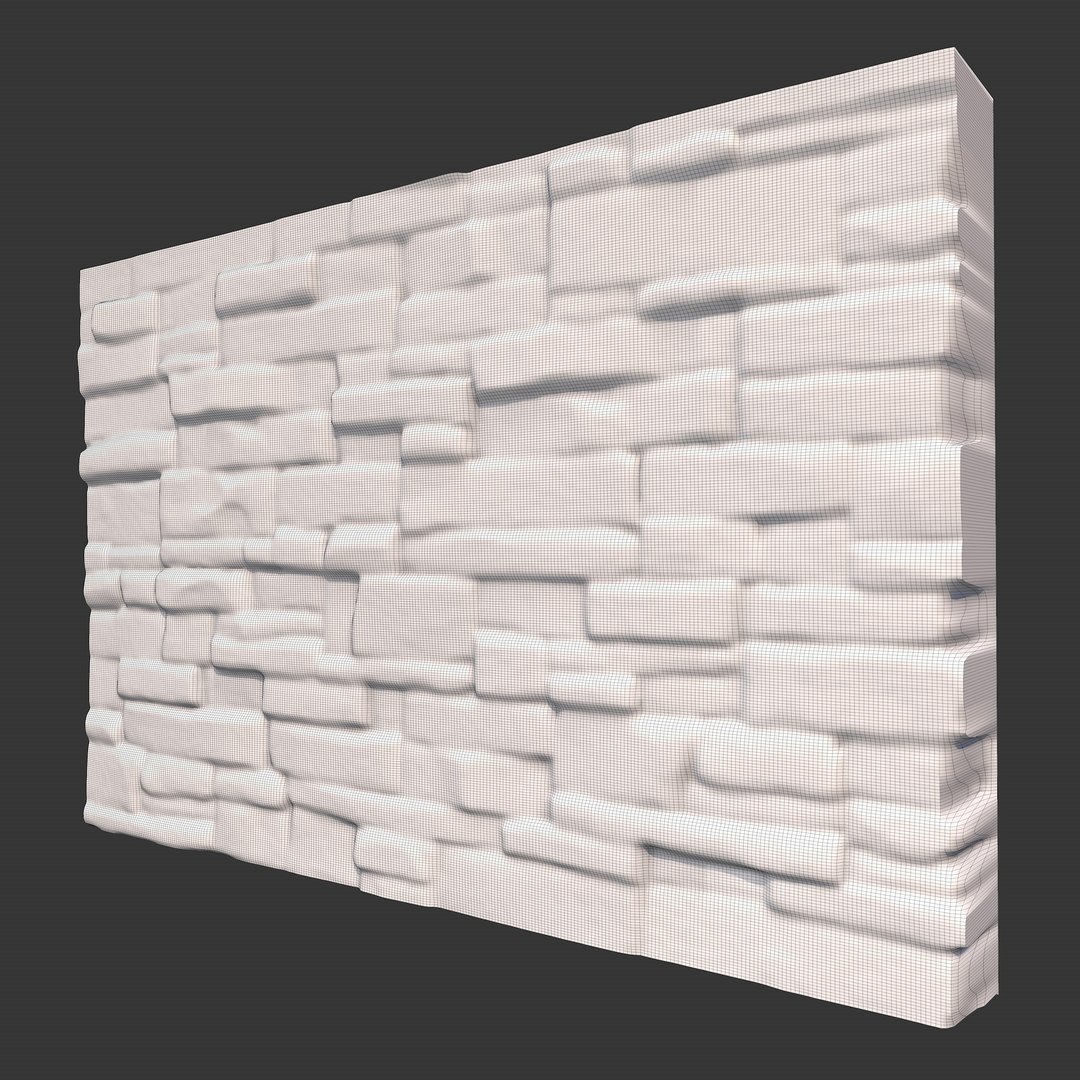 3D Rock Wall 6 Model - TurboSquid 2382960