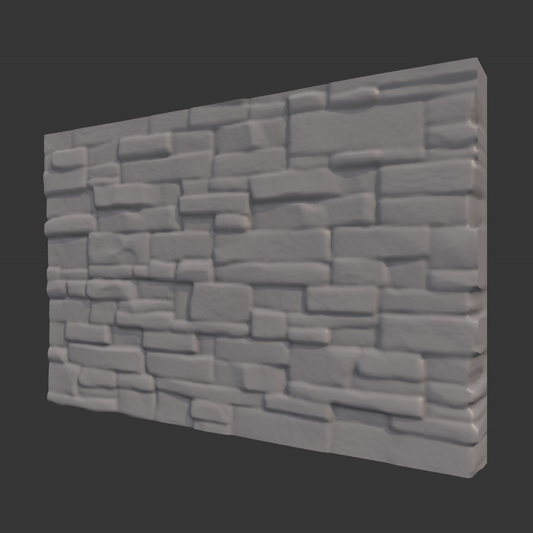 3D Rock Wall 6 Model - TurboSquid 2382960