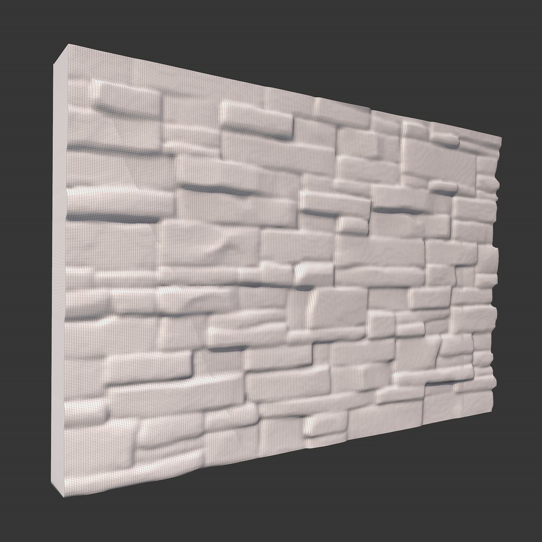 3D Rock Wall 6 Model - TurboSquid 2382960