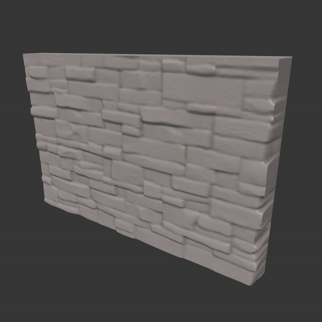 3D Rock Wall 6 Model - TurboSquid 2382960