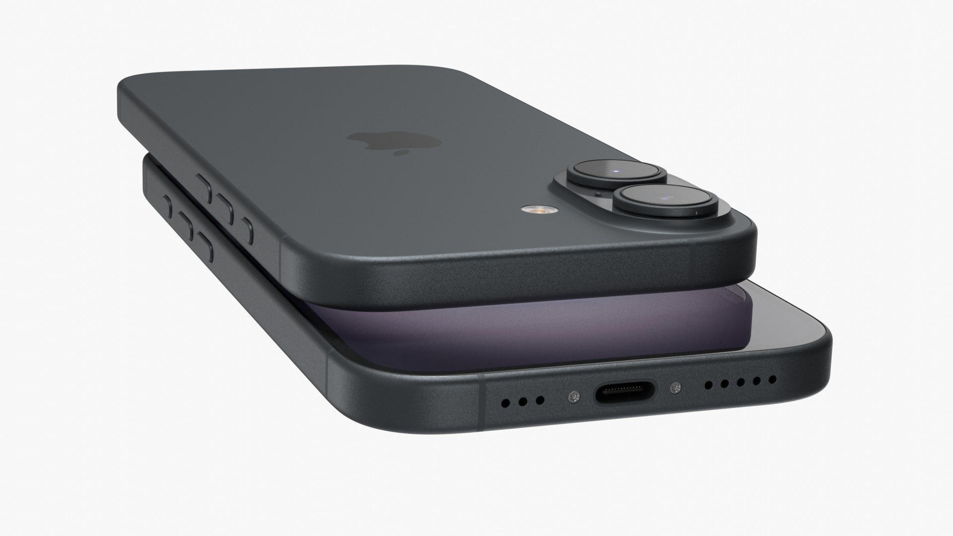 3D Apple IPhone 16 Black Model - TurboSquid 2281237
