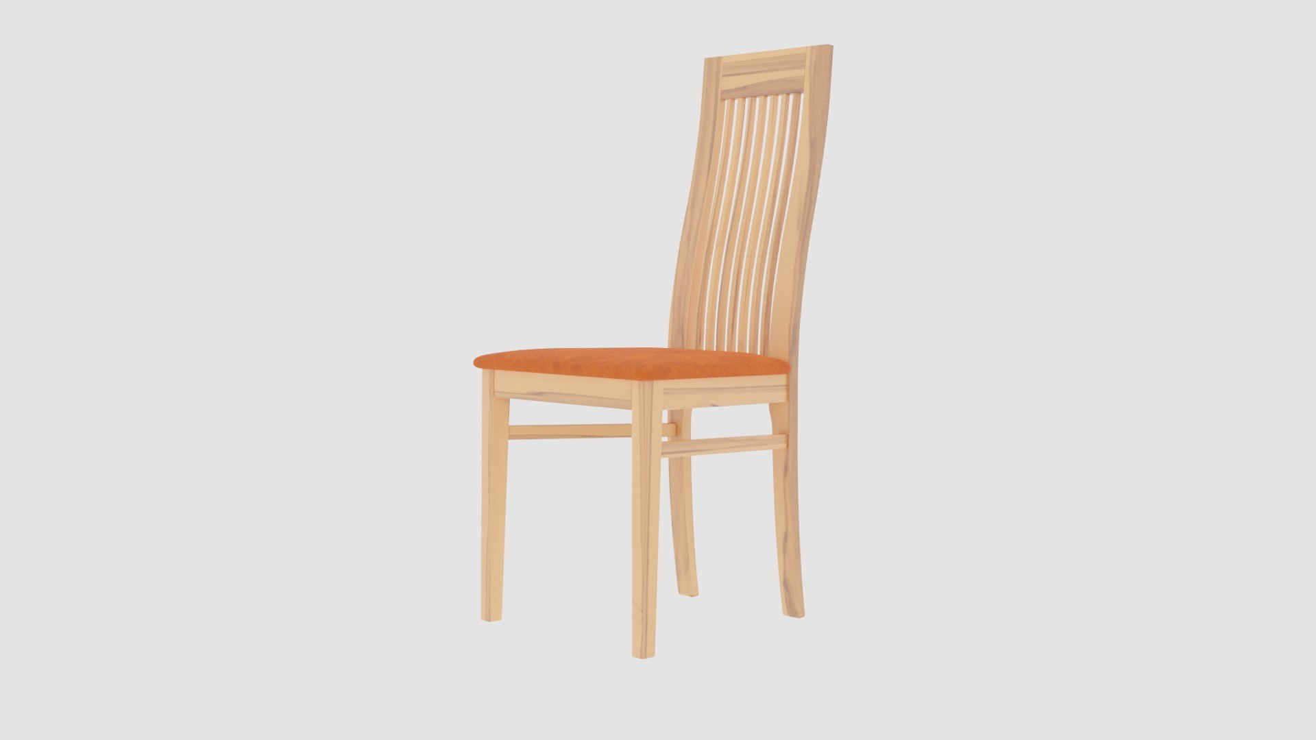 Wooden Dining Chair Model - TurboSquid 1722795