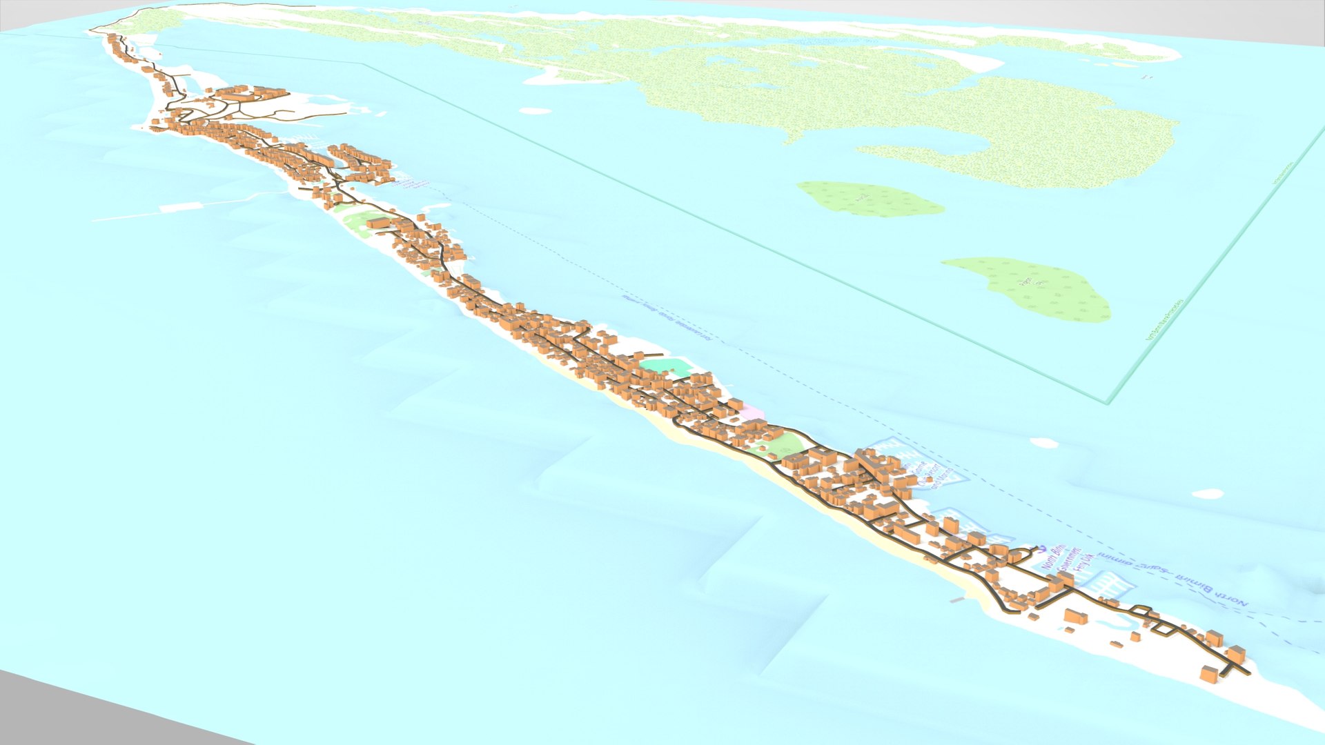 3D South Bimini Island In The Bahamas Model - TurboSquid 2364815
