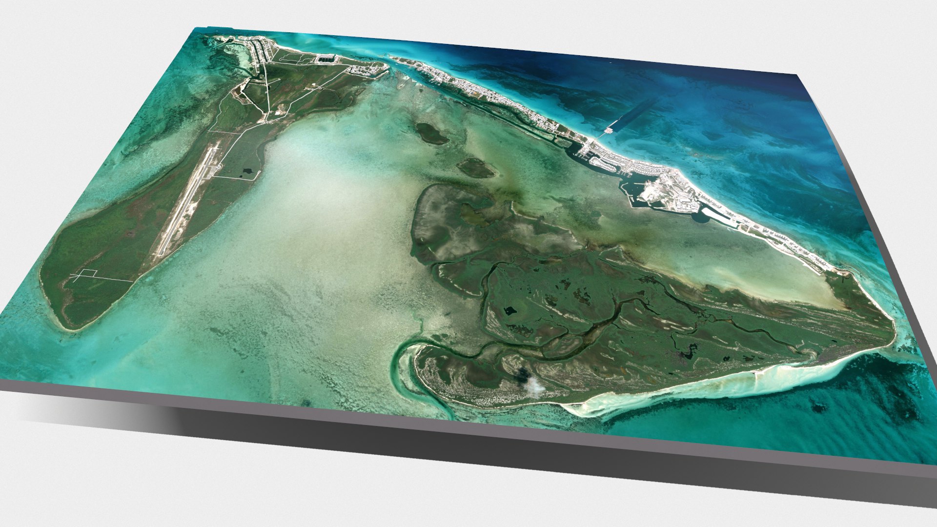 3D South Bimini Island In The Bahamas Model - TurboSquid 2364815