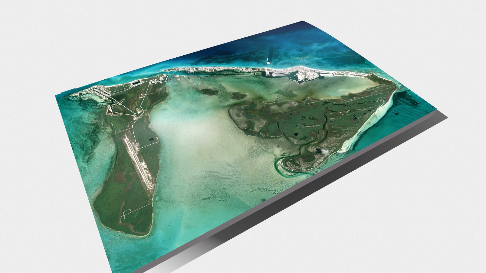 3D South Bimini Island In The Bahamas Model - TurboSquid 2364815